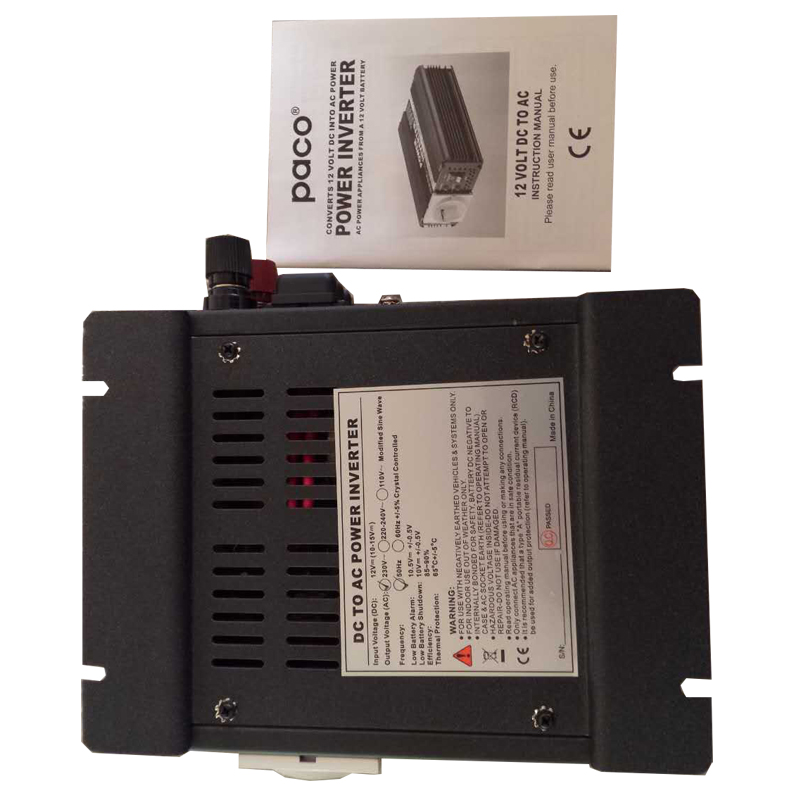 China PACO Portable Off Grid Power Inverter 12V 500W Modified Sine Wave ...
